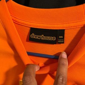 drew house | Shirts | Nwt Drew House Ls Orange Fire Shirt | Poshmark